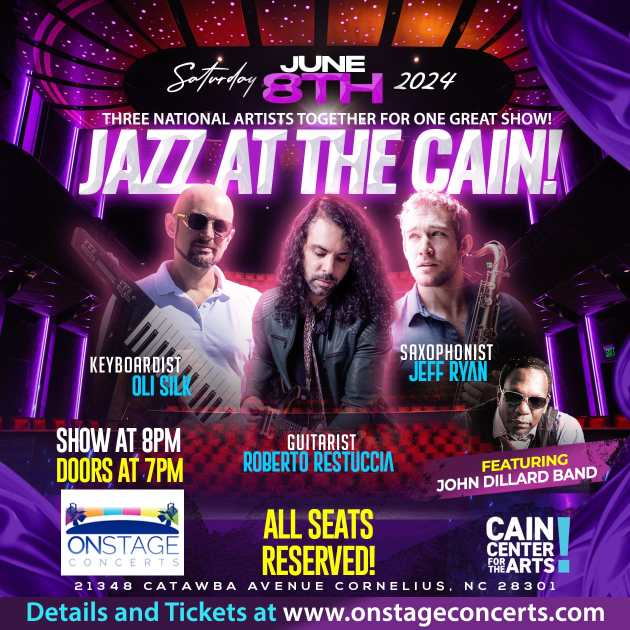 JAZZ AT THE CAIN | Cain Center for the Arts